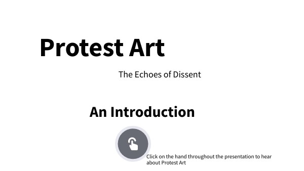 Art as Activism Introduction | Genially