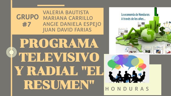 Programa televisivo y radial-Grupo 7 | Genially