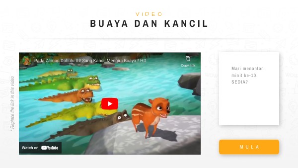 BUAYA DAN KANCIL | Genially