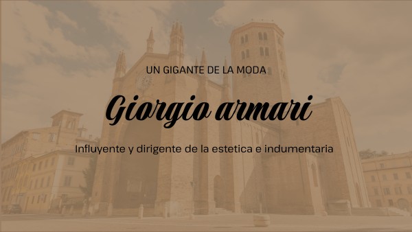 Giorgio Armani | Genially