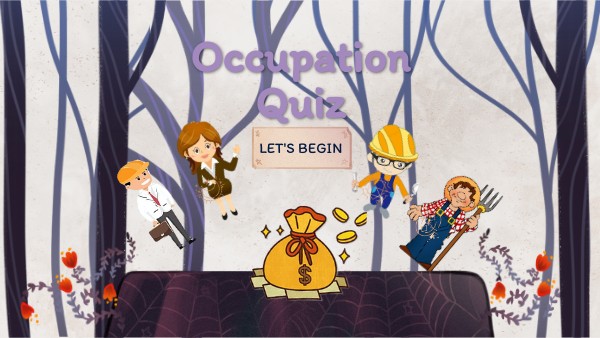 Occupation QUIZ | Genially
