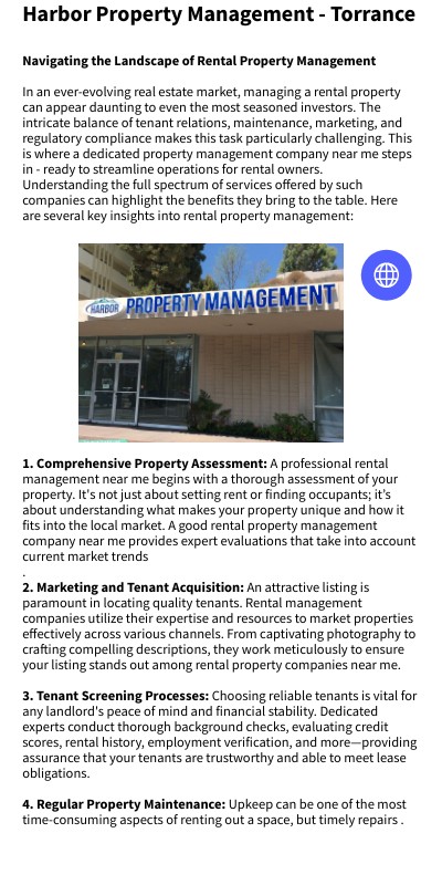 Harbor Property Management - Torrance