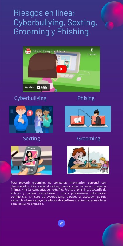 Riesgos en línea | Genially