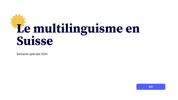 Quiz multilinguisme | Genially