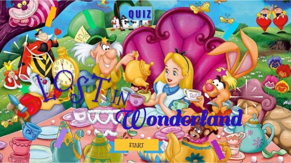 Alice in wonderland QUIZ | Genially