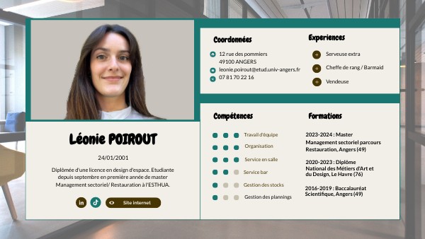 Infographie sur moi | Genially