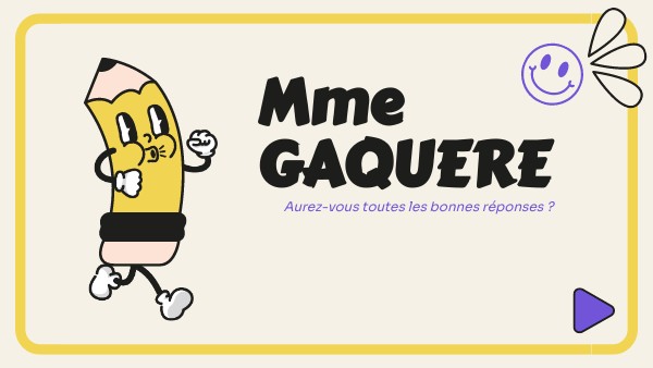 Quiz perso | Genially