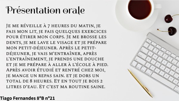 Présentation orale | Genially