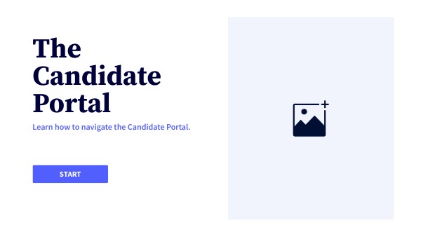 Candidate Portal Navigation | Genially