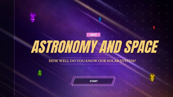 Astronomy and Space Quiz | Genially
