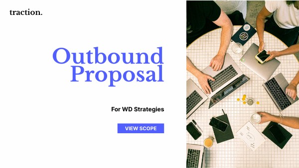 Outbound Proposal: WD Strategies | Genially