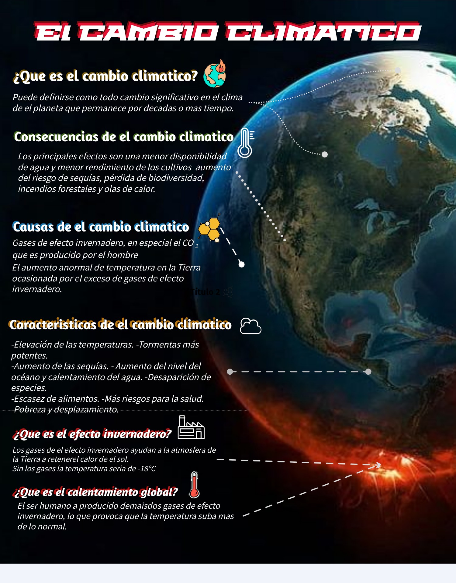 cambio climate | Genially
