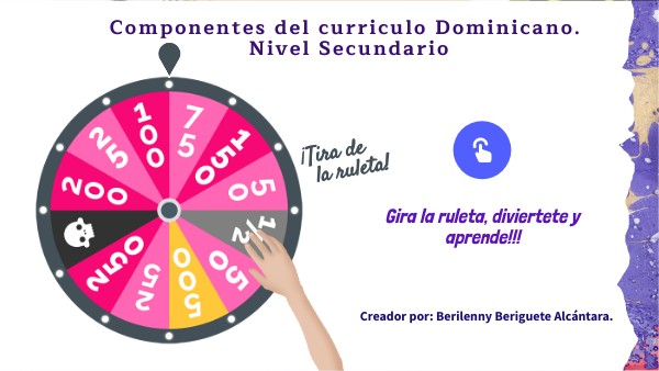Juego Componentes del Currículo Dominicano | Genially