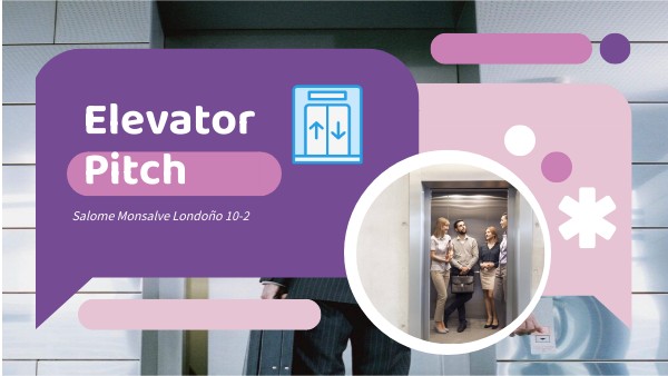 Elevator Pitch | Genially
