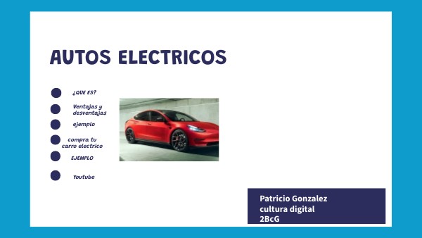 autos electricos | Genially