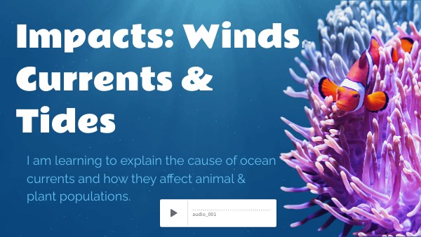 Oceans Lesson: Winds, Currents, and Tides | Genially