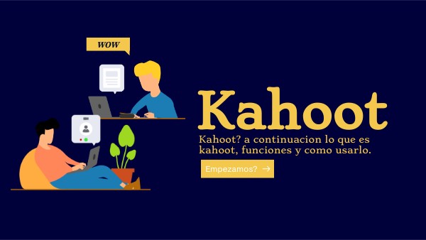 Presentación de Kahoot | Genially