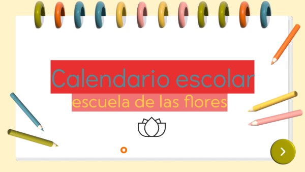 Calendario Escolar Enero | Genially