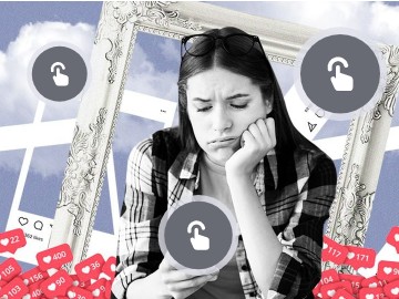 Imagen interactiva comparación en redes sociales | Genially