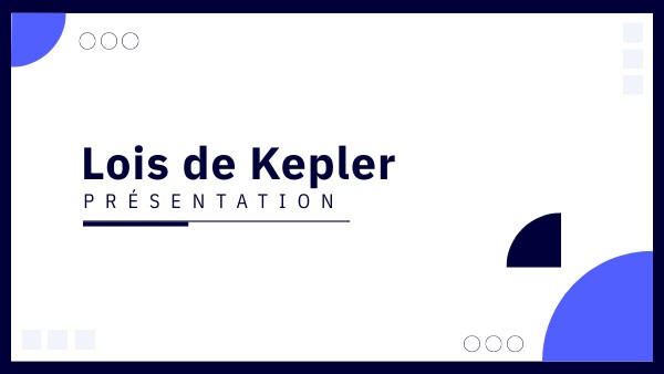 Diaporama Kepler | Genially