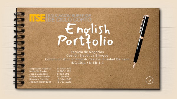 English Portfolio N-EB-1-1