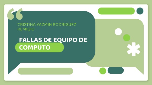 FALLAS DE EQUIPO | Genially