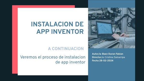 Instalacion de App Inventor | Genially