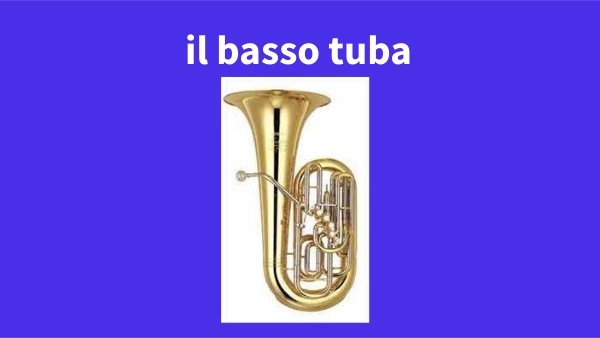 basso tuba | Genially