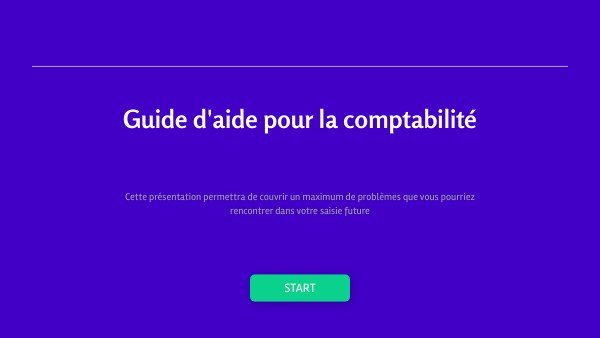 Outil d'accompagnement de la saisie | Genially