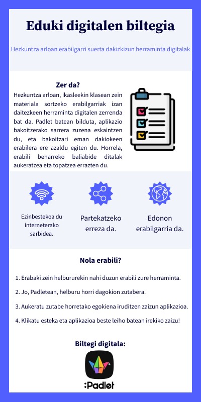 Eduki digitalen biltegia | Genially