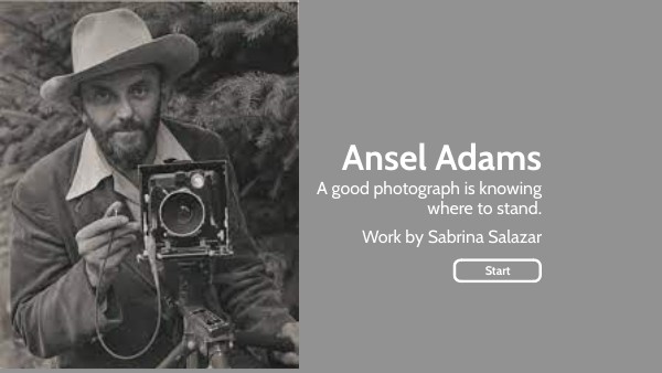Ansel Adams Life