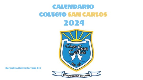 Calendario Genial 2024 | Genially