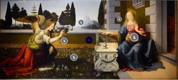 The Annunciation Leonardo da Vinci