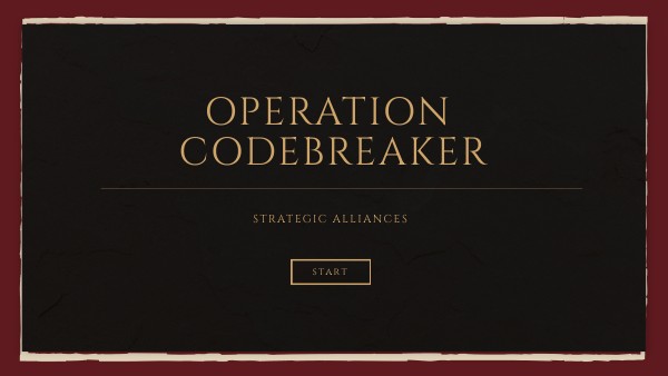 Operation Codebreaker - Strategic Alliances