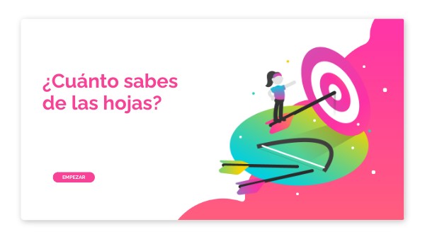 Quiz vibrant Cuanto sabes de las hojas? | Genially