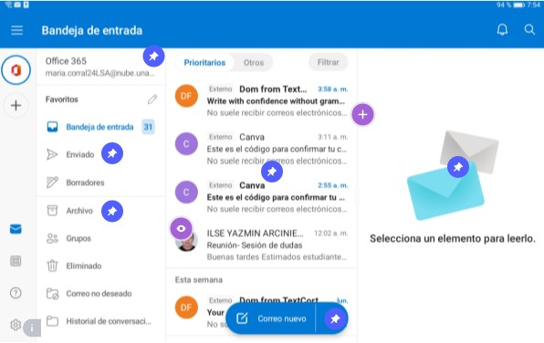 Outlook interactivo | Genially