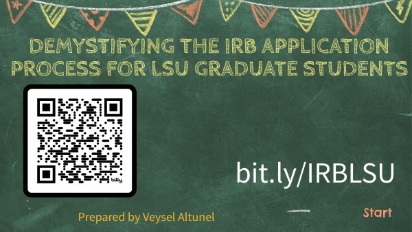 Navigating LSU’s IRB (Basics) | Genially