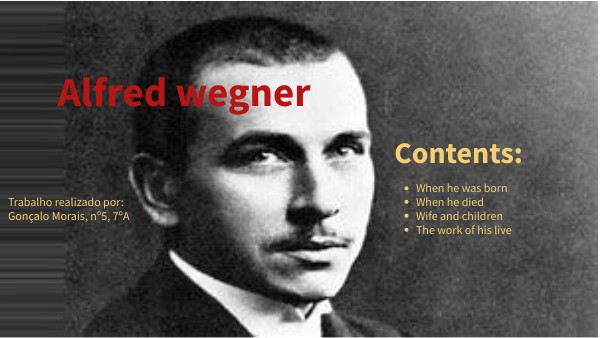 Alfred Wegner | Genially