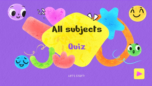 all subjects quiz | Genially