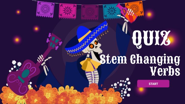 Stem Change Verb Quiz