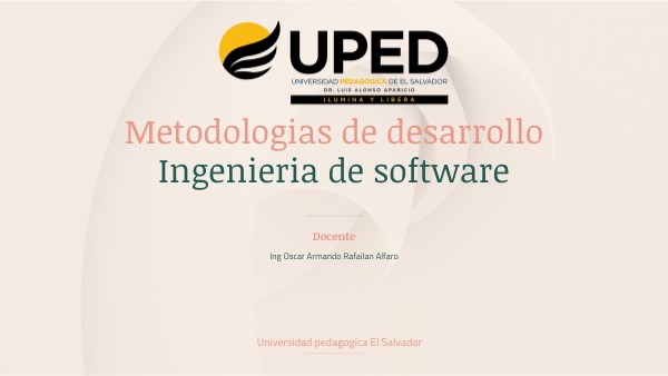 Presentacion Ingenieria del software | Genially