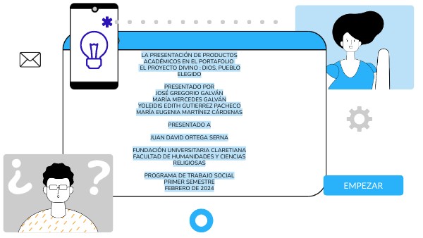 LA PRESENTACIÓN DE PRODUCTOS ACADÉMICOS EN EL PORTAFOLIO 1. EL PROYECT | Genially