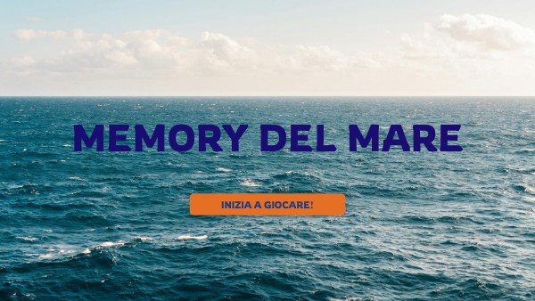 MEMORY DEL MARE | Genially