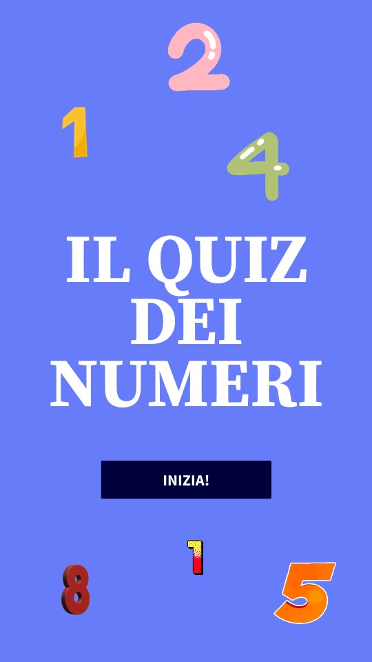 IL QUIZ DEI NUMERI