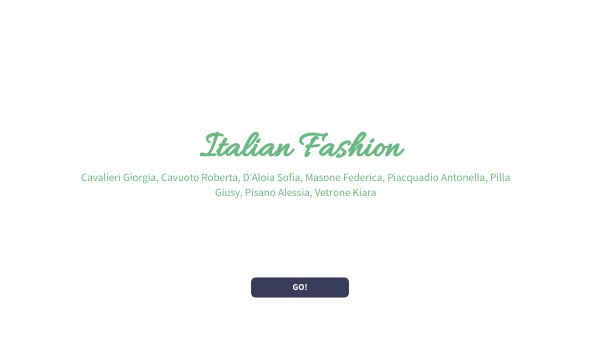 italian fashion | Genially