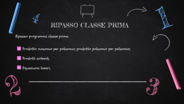 Ripasso classe prima | Genially