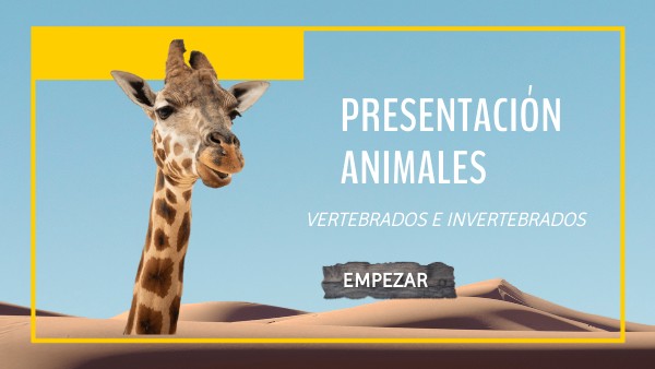 PRESENTACIÓN ANIMALES | Genially