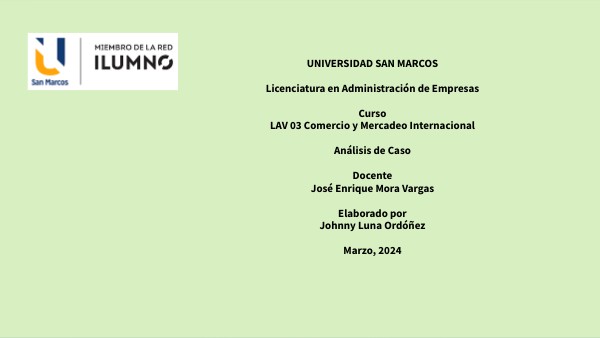 ANALISIS DE CASO, JOHNNY LUNA ORDOÑEZ | Genially