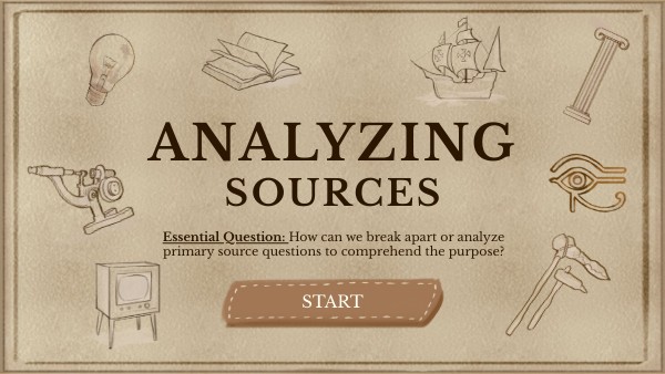 TCAP Bootcamp - Primary Sources