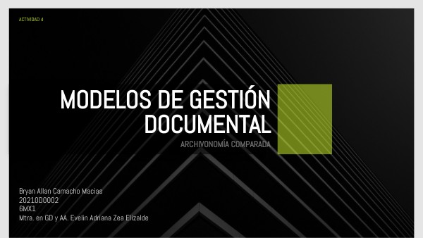 MODELOS DE GESTIÓN DOCUMENTAL